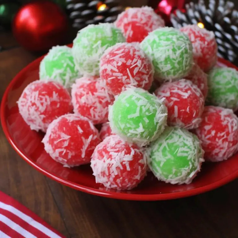 Mom’s Christmas Jello Balls – Then and Now Recipes