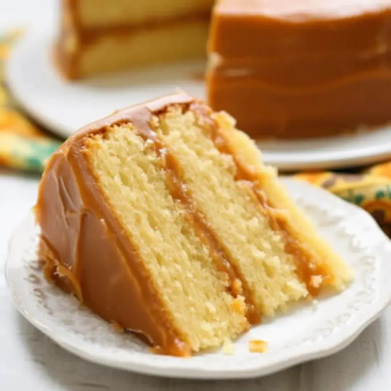 Homemade Caramel Cake Recipe – Then and Now Recipes