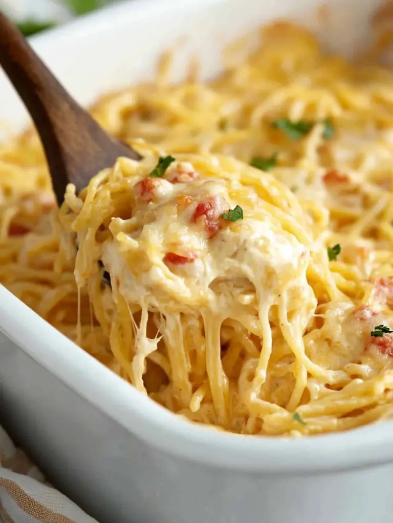 Chicken Spaghetti Casserole Recipe – Then and Now Recipes