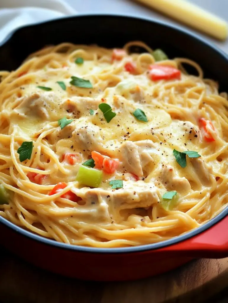 Chicken Spaghetti Casserole – Then and Now Recipes