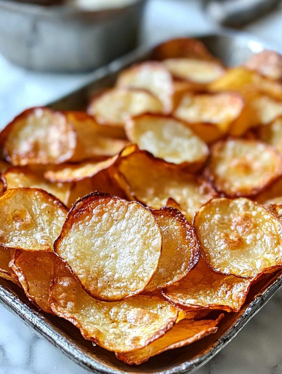 Homemade Baked Potato Chips – Then and Now Recipes