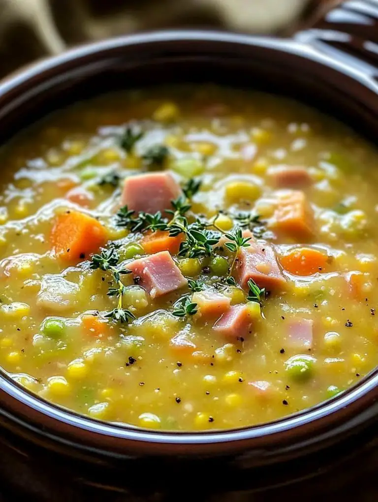 Slow Cooker Pea & Ham Soup – Then and Now Recipes