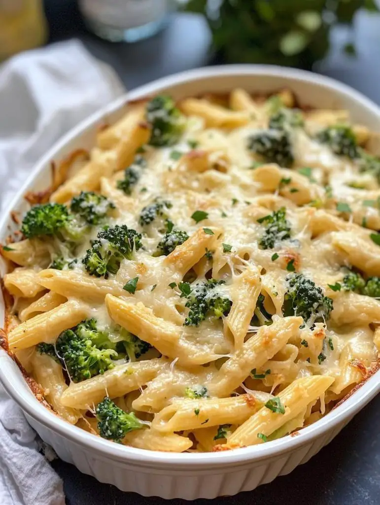 Creamy Broccoli Pasta Bake – Then and Now Recipes
