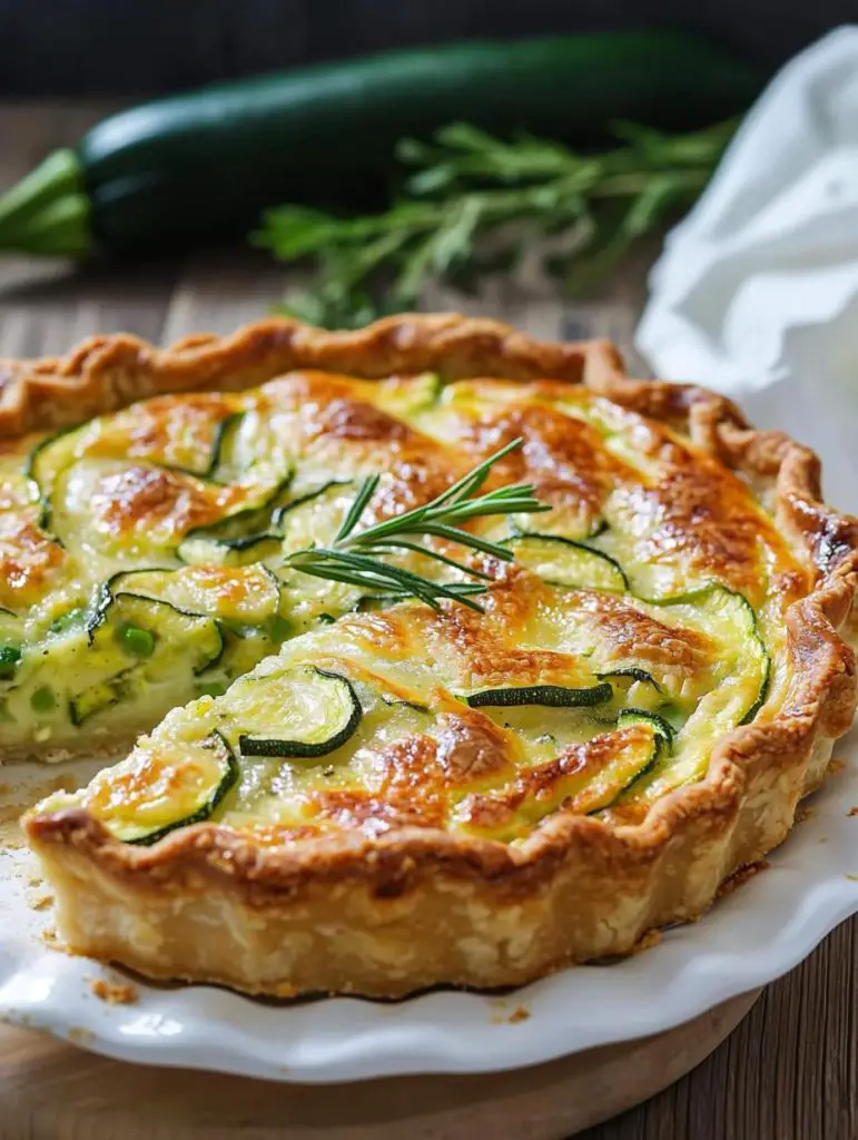 Zucchini Onion Pie – Then and Now Recipes