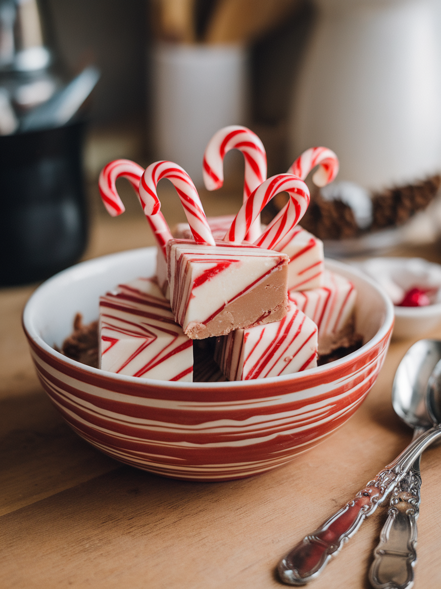 Candy Cane Fudge Recipe – Then and Now Recipes
