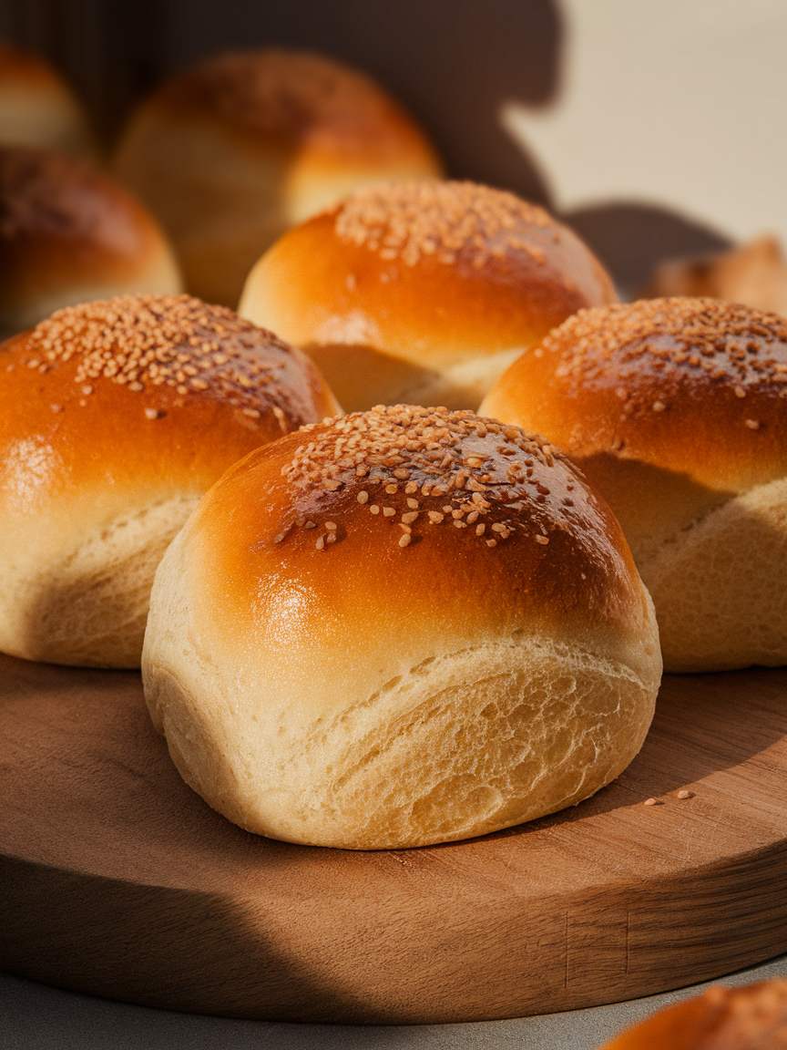 Fluffy Bread Rolls – Then and Now Recipes