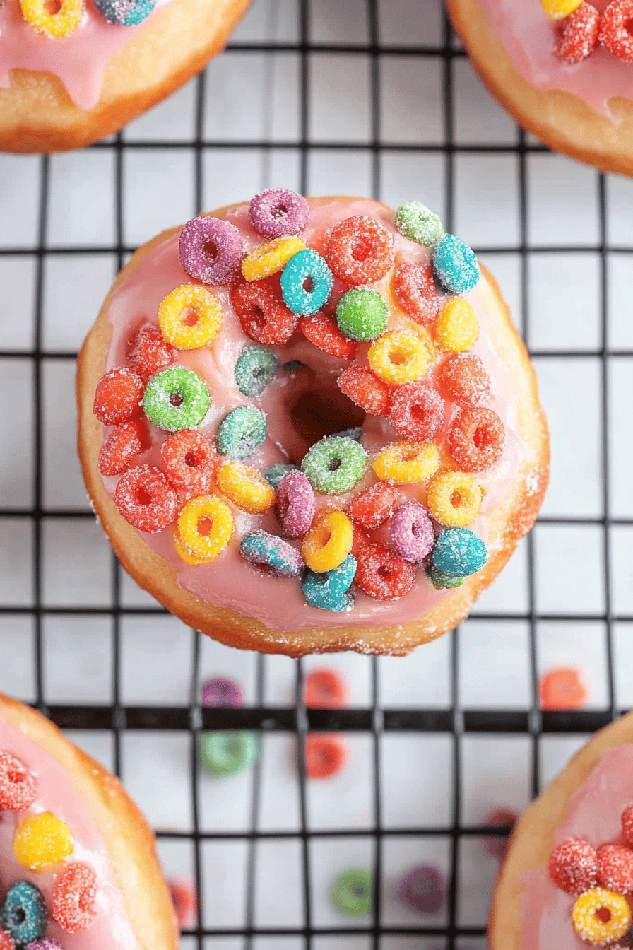 Fruit Loop Donuts – Then and Now Recipes