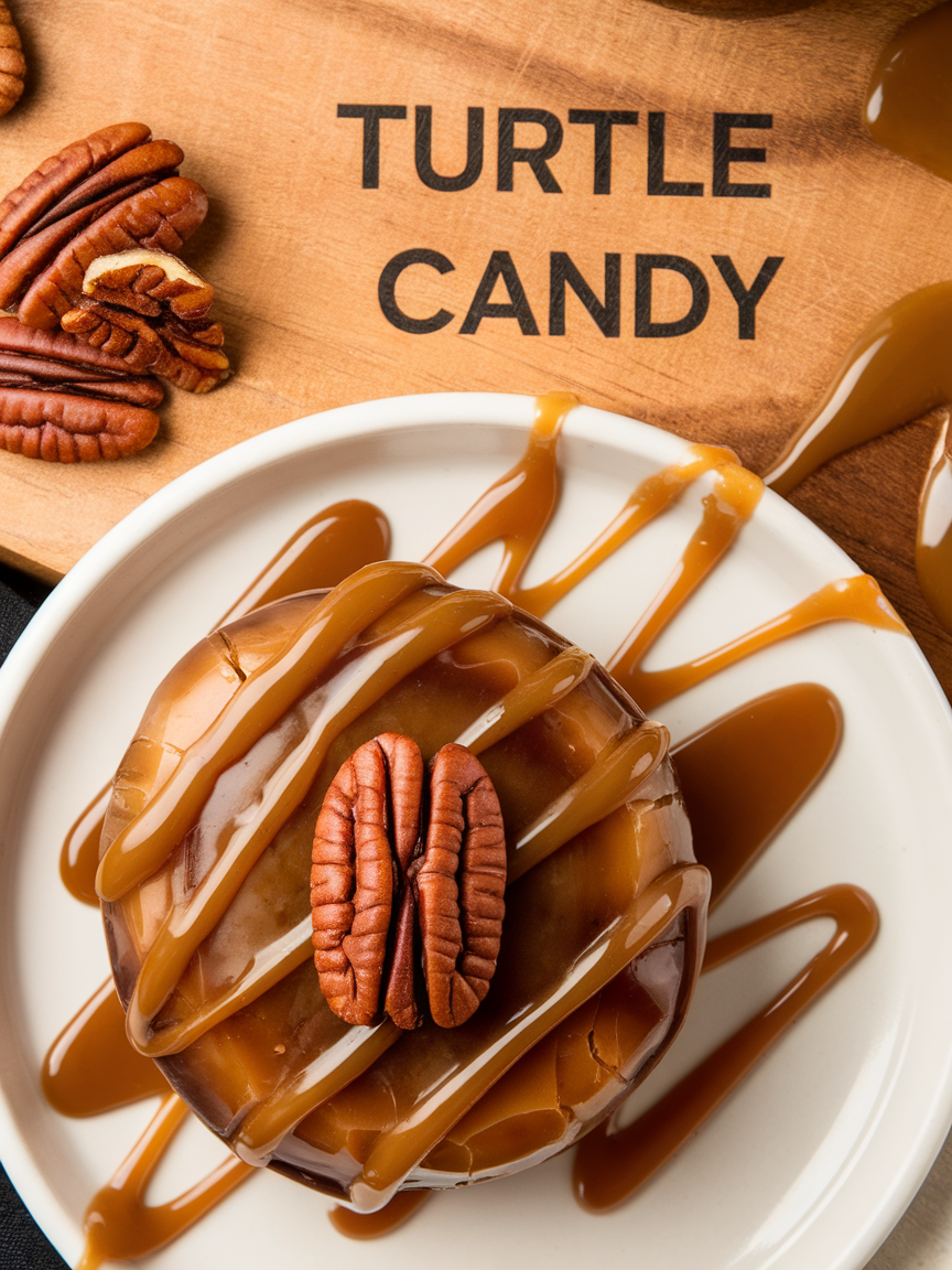 Homemade Turtle Candy With Pecans And Caramel – Then and Now Recipes