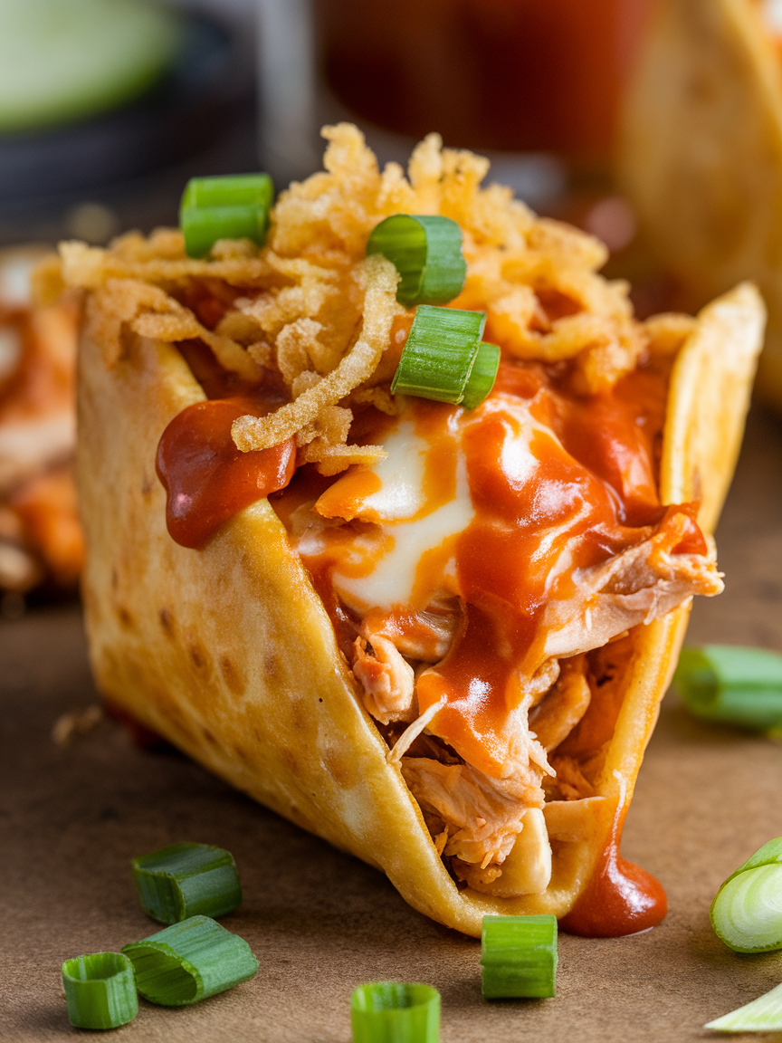 Stuffed Buffalo Chicken Shell – Then and Now Recipes