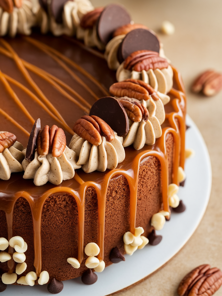 Turtle Caramel Cake – Then and Now Recipes