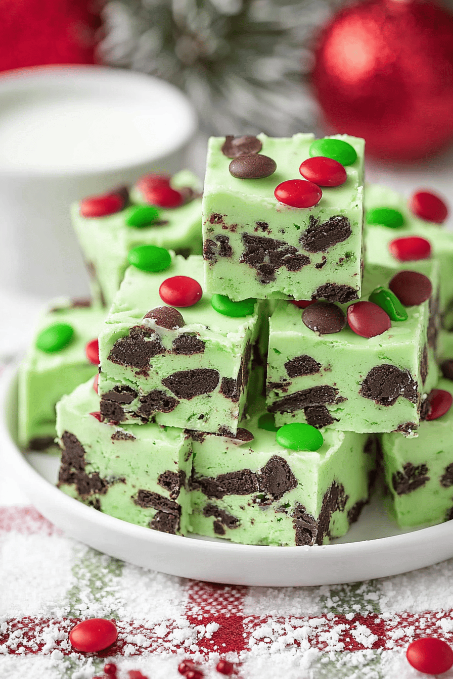 Christmas Mint Oreo Fudge – Then and Now Recipes