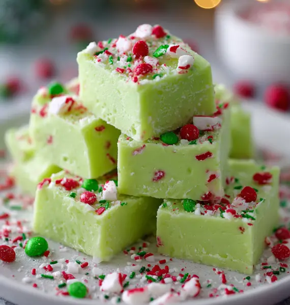 Grinch Fudge Recipe – Then and Now Recipes