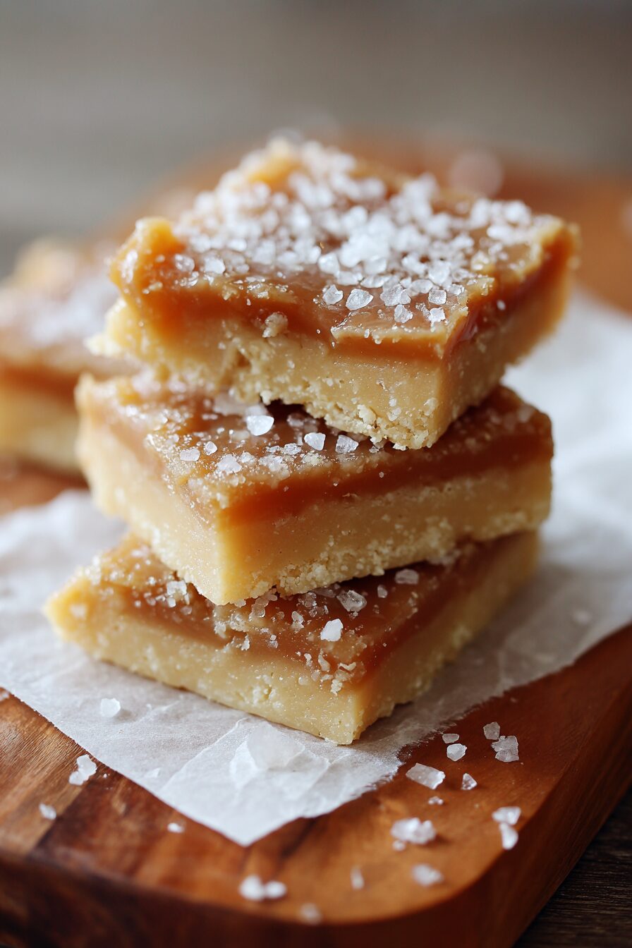 Salted Caramel Butter Bars Recipe – Then and Now Recipes