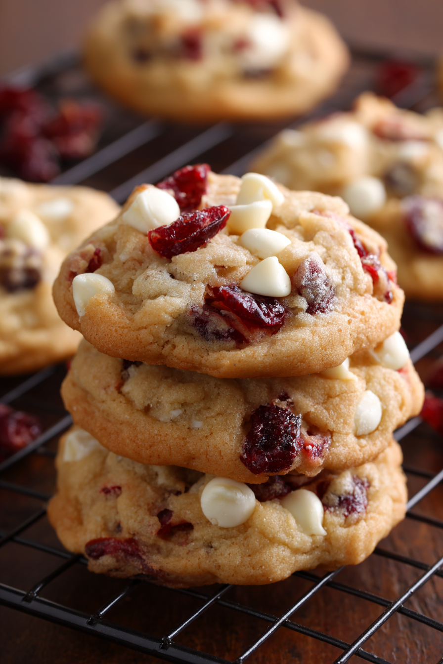 White Chocolate Cranberry Cookies Recipe – Then and Now Recipes